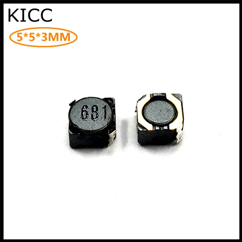 4D28 680UH 681M 681 inductor 5*5*3 Chip Power Shielding inductance ...