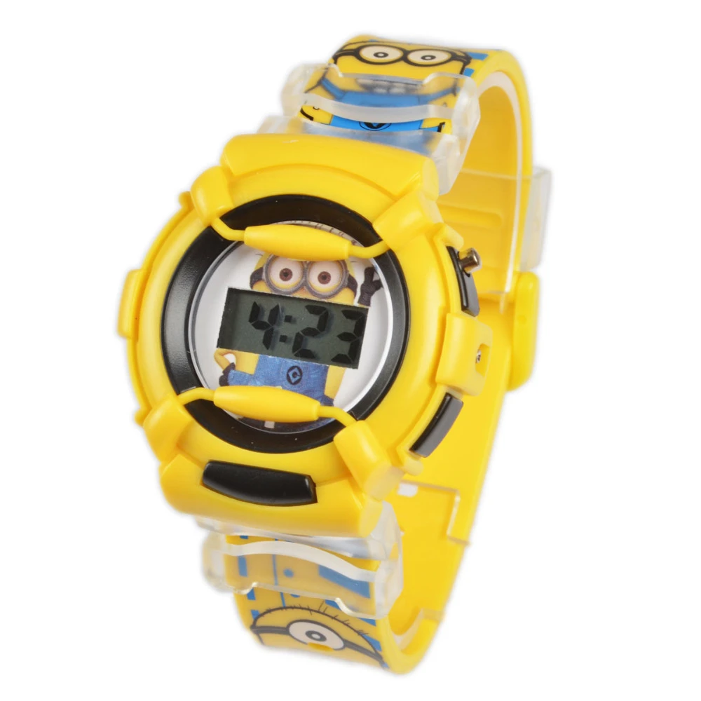 Minions Children Watch 3d Despicable Me Minion Kids Watch Cute Children ...