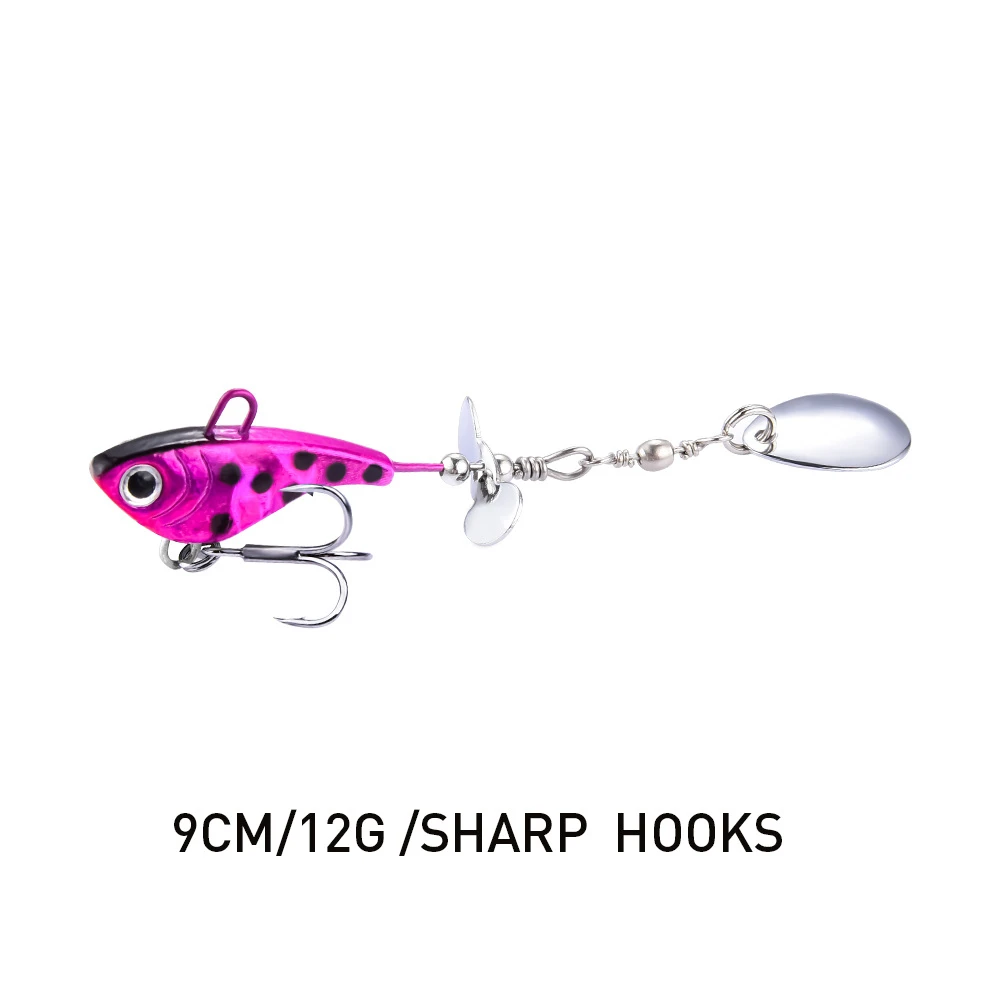 Fulljion VIB Спиннер, свинцовые рыболовные приманки-Воблеры, форель ...