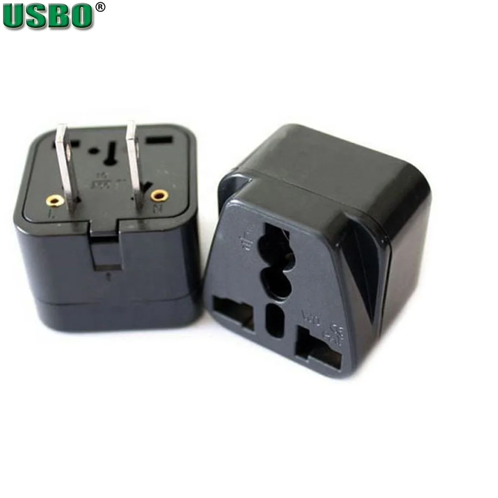 Wholesale Black whtie 250v 10A 250V copper Universal USA AC power Plug ...