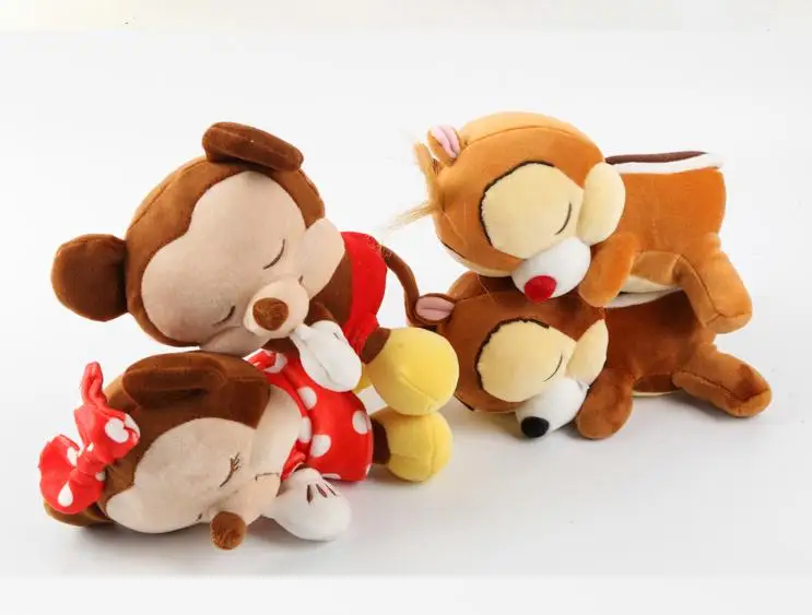 Cute Lying Sleeping Stitch Little Mermaid Princess Rapunzel Chip Dale ...