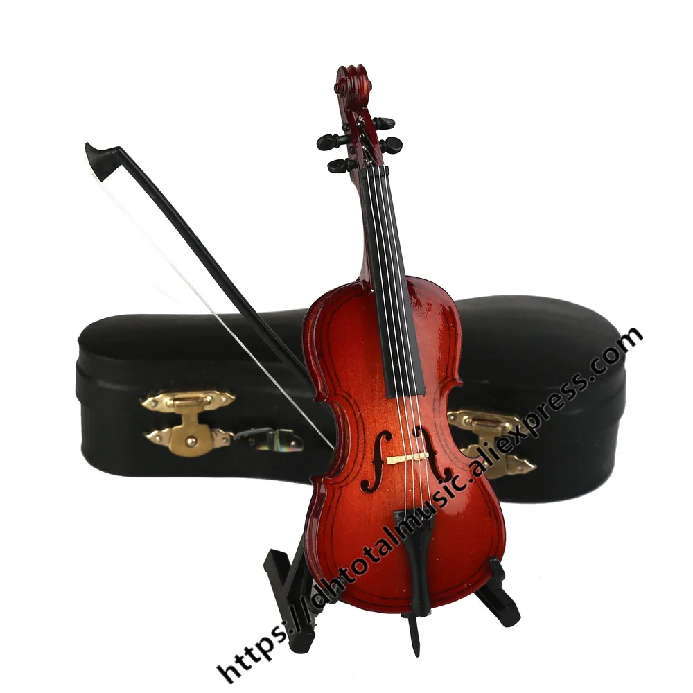 Mini Cello Model Musical Instrument Replica Ornaments Christmas Gift ...