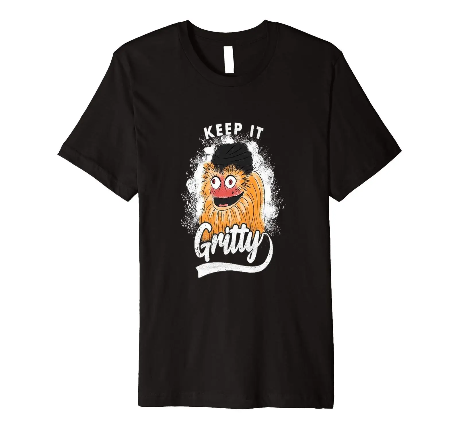Keep It Gritty Mascot Funny Black T Shirt Cartoon t shirt men Unisex ...