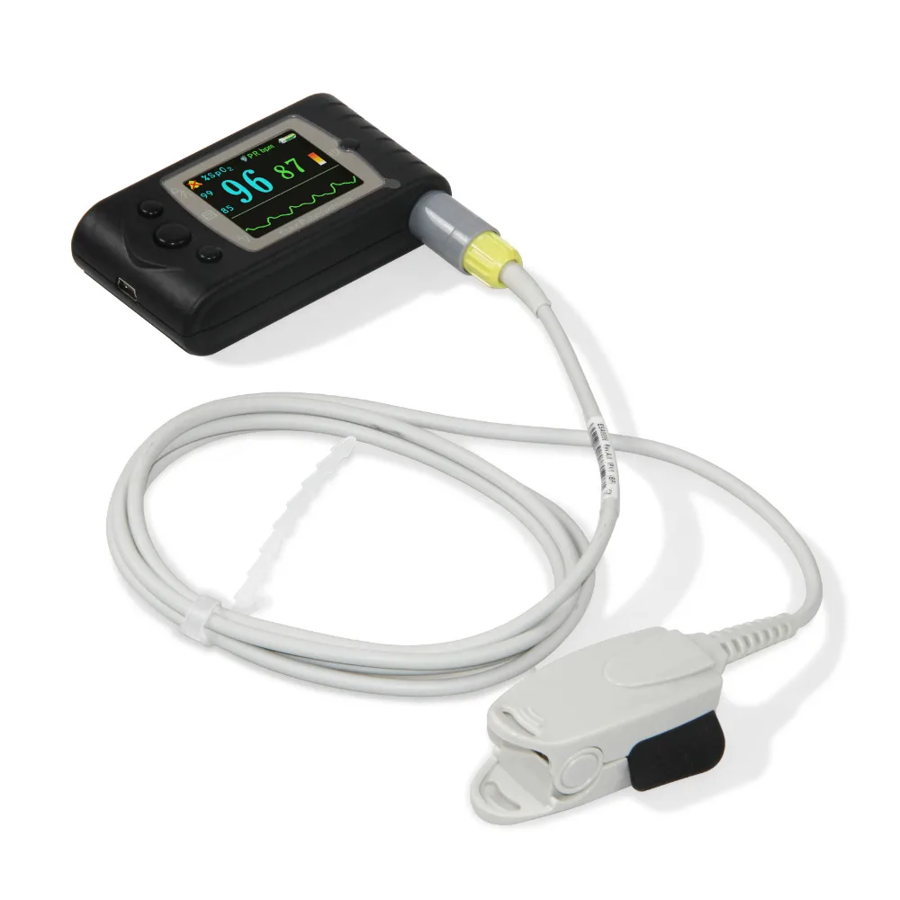 FDA CMS60C Finger Blood Oxygen SPO2 Monitor TFT LCD+SW OLED Pulse ...