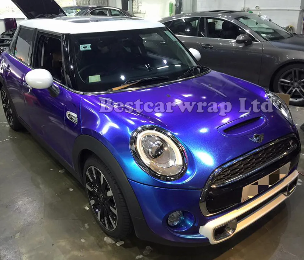 Purple Iridescent Car Wrap : CARLIKE CL-IL-08 iridescent laser pink car ...