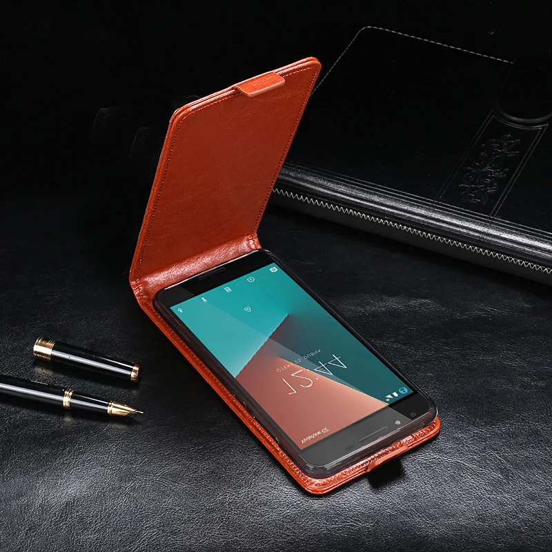 IDEWEI for Vodafone Smart N8 Case High Quality Up Down Flip Leather ...