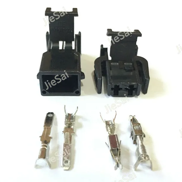 2 Pin Female Male ABS Sensor Automotive Connector Door Light Lamp ...