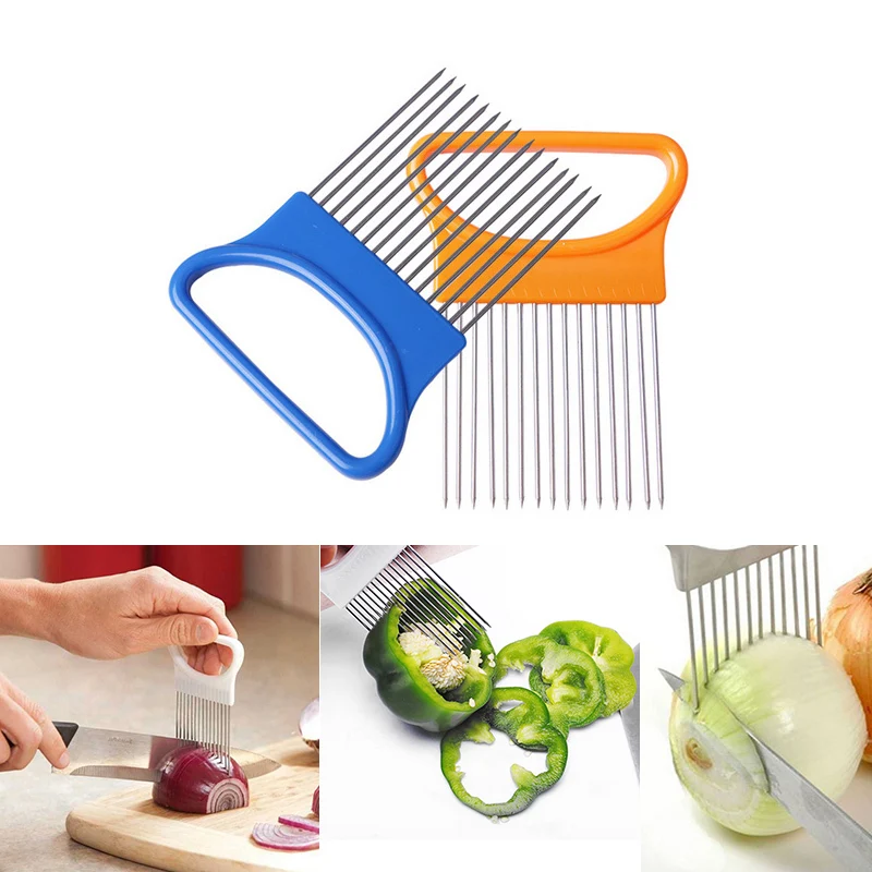 Convenient Kitchen Cooking Tool Stainless Steel Onion Tomato Vegetable ...