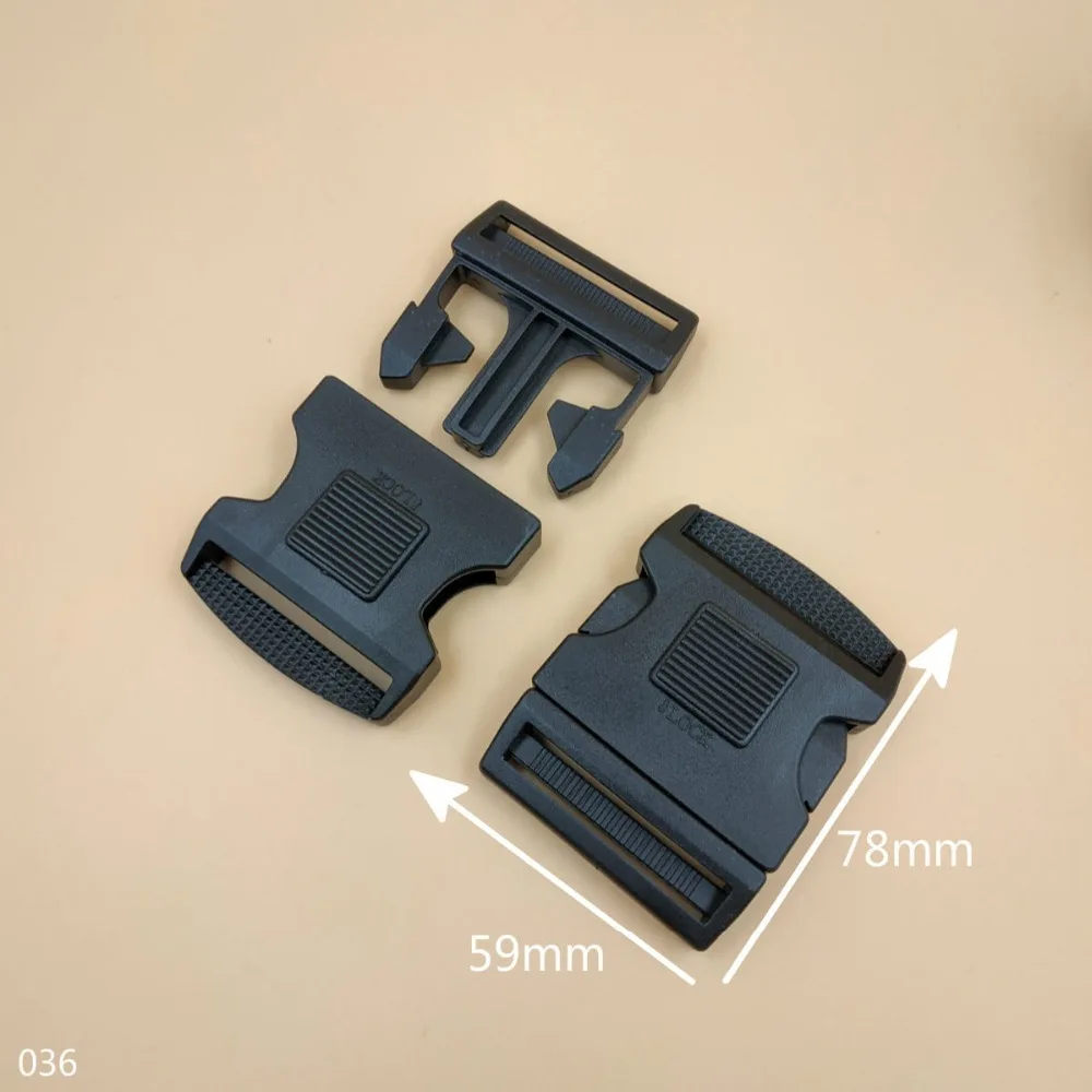 New 2" High Quality Black Side Release Lock Protect Safety Plastic ...