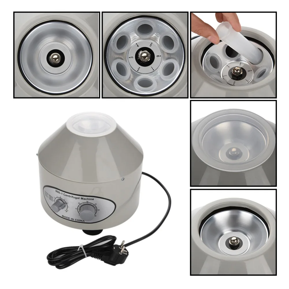 800D 0- 4000rpm Adjustable Electric Centrifuge Lower-speed Desktop ...