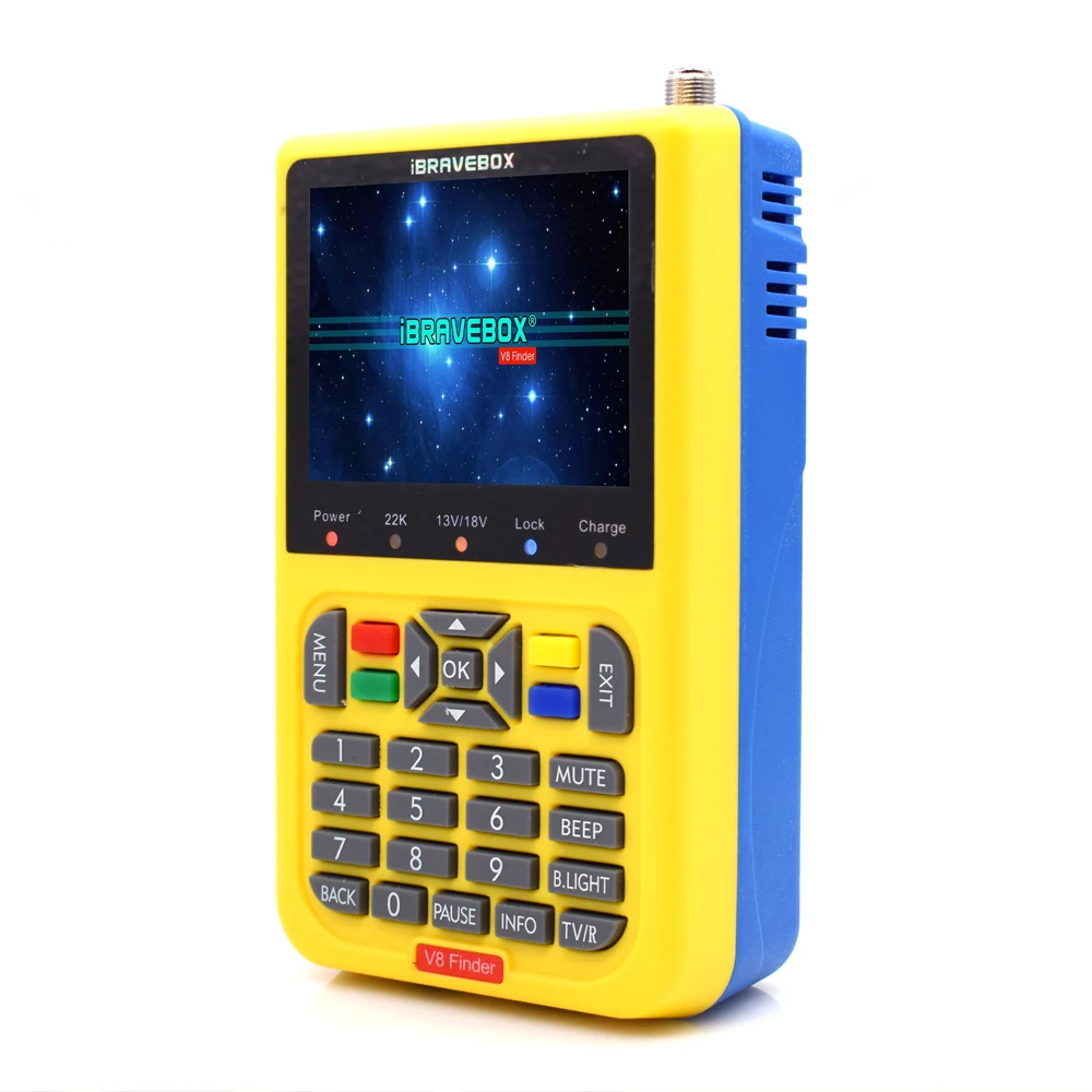 KKMOON V8 Finder Satellite Finder DVB-S2 Receiver Digital Signal Meter ...