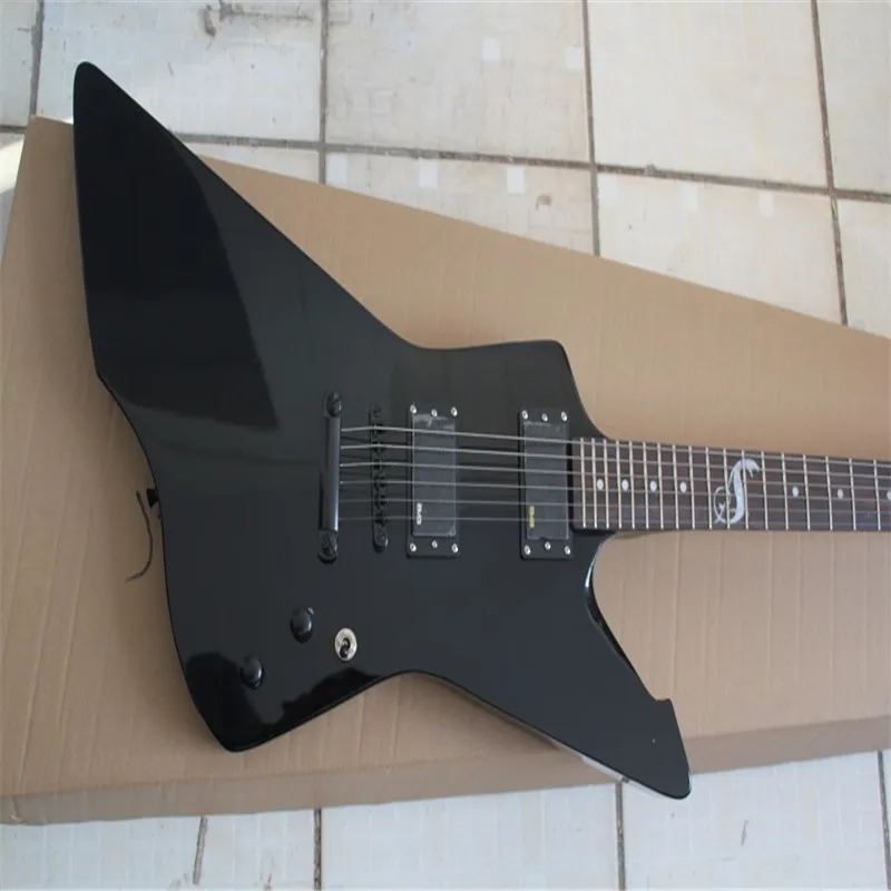 KPOLE black ESP snakebyte james hetfield electric guitar Ebony ...