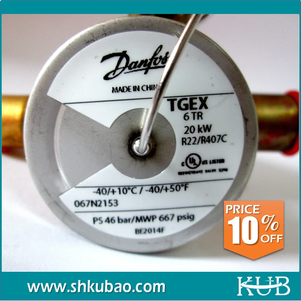 Danfoss Thermostatic Expansion Valves, Type TE TE 55, 52% OFF