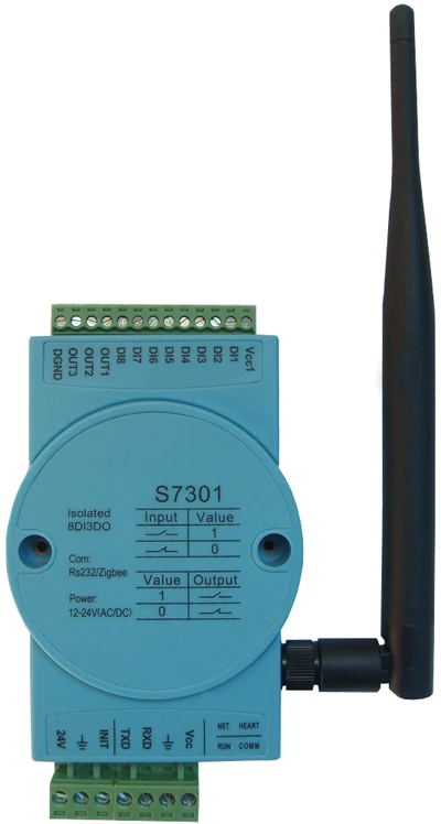 Zigbee Wireless Data Acquisition Digital Quantity Input Output Module