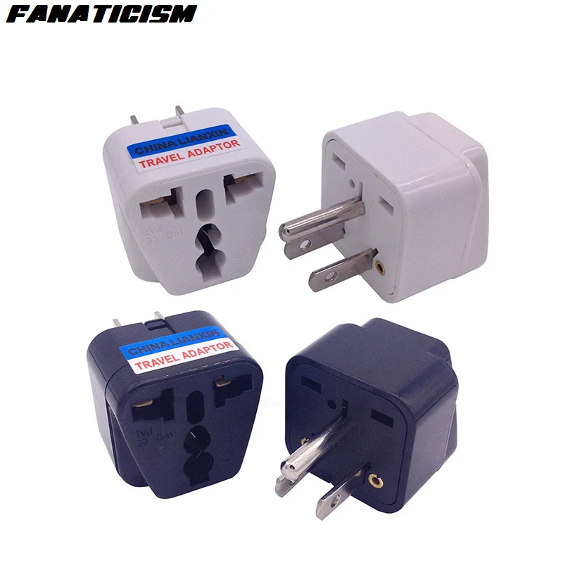 Adaptador de tomada universal, 1000 pçs, europa, reino unido, austrália ...