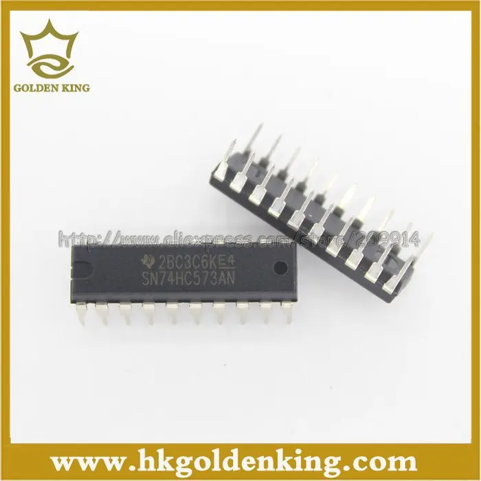 25pcs/lot SN74HC573AN SN74HC573 74HC573 DIP 20 IC Free Shipping|ic ...