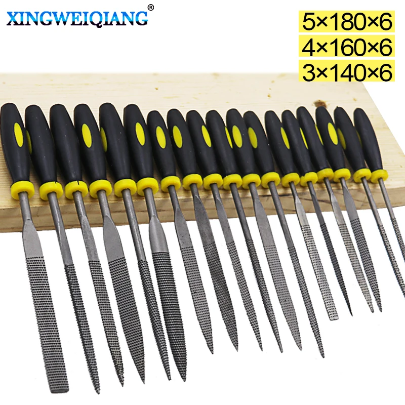 6pcs Mini Wood Rasp Assorted Files Set Carpentry Filing Tool 5x180mm ...