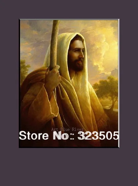 Classic Jesus Christ Portrait Oil painting famous artwork free shipping ...