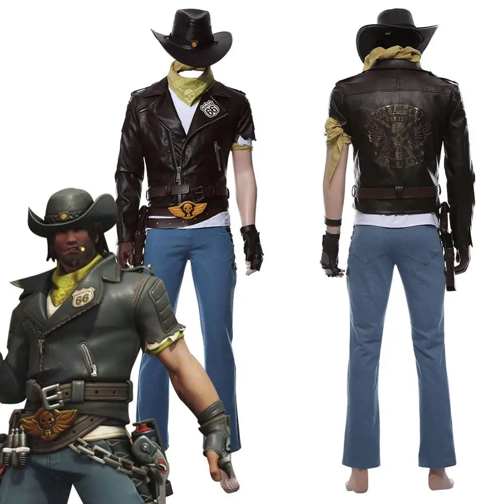 Overwatch Jesse McCree Cosplay Costume For Men - AllCosplay.com