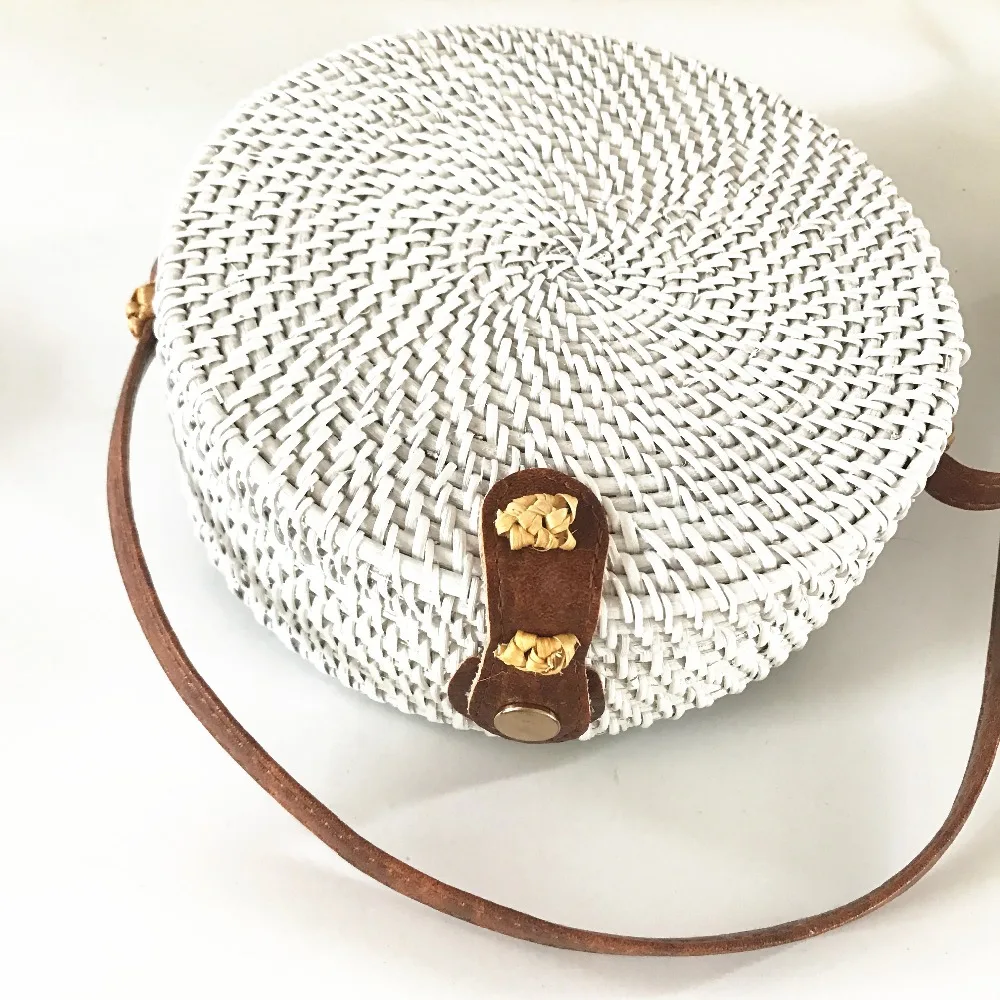 White Straw Handbags For Women | semashow.com