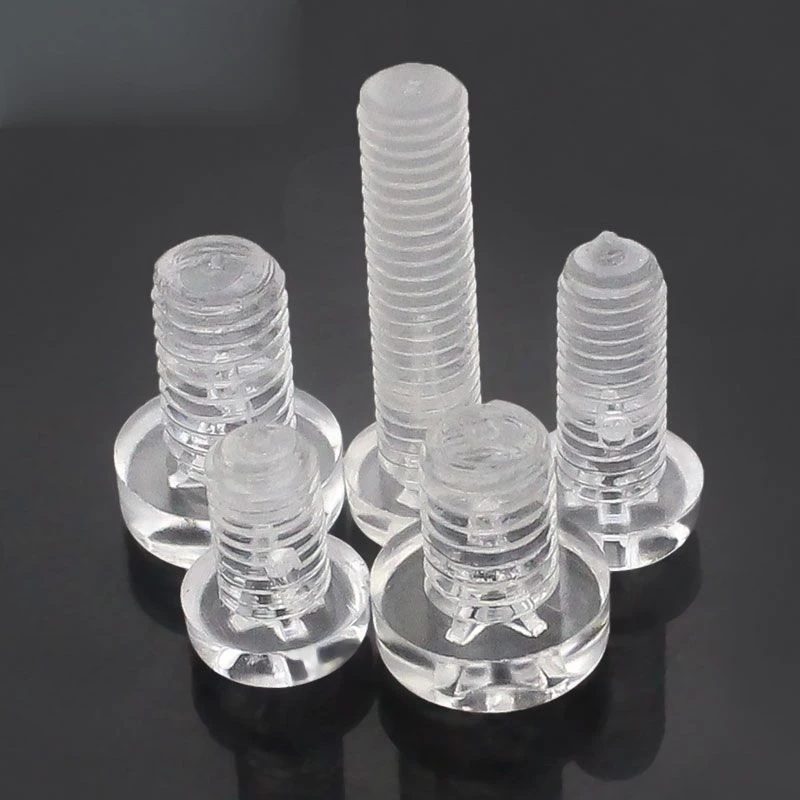 Plastic six angle nut PC transparent nut Plastic nut Round head plastic ...
