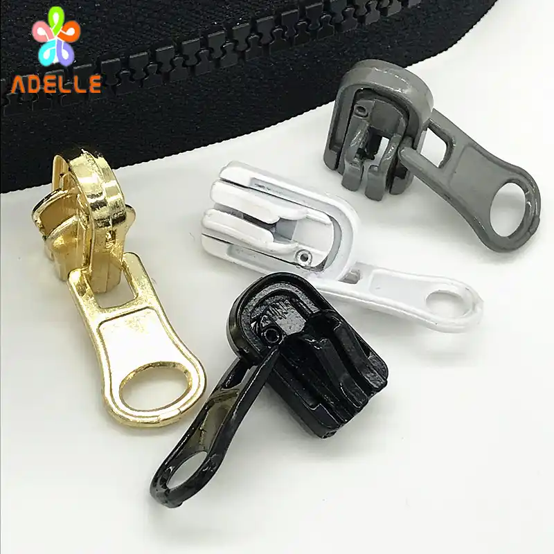 10pcs Plastic resin Zipper Slider NO.5 Auto Lock reversible double face ...
