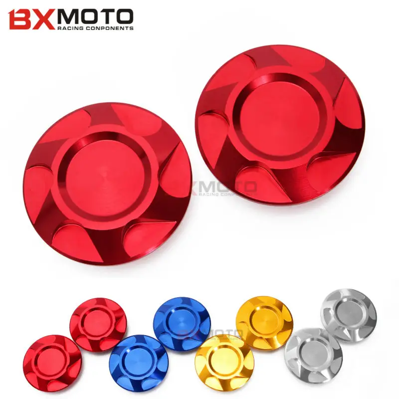 BXMOTO Pair Motorcycle accessories CNC Aluminum Frame Hole Cover Caps ...