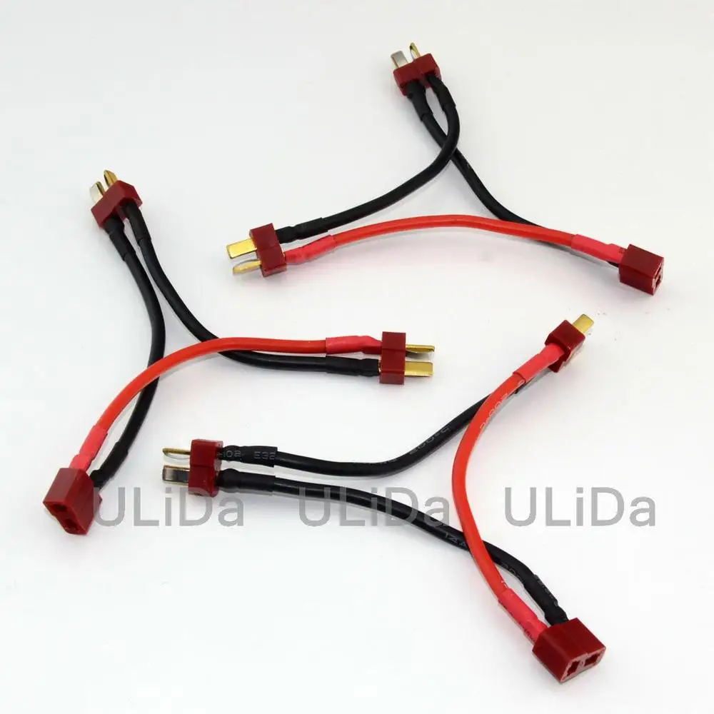 3pcs-Deans-T-Plug-Connector-Y-Wire-T-Plug-Series-Battery-Pack-Connector ...