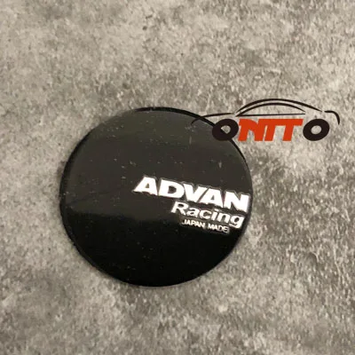 Advan Racing logo Badge 4PCS/SET 45mm Car emblem Rims Wheel hub ...