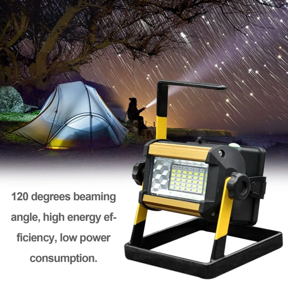 Wide Angle Projection Lamp Light LED Searchlights Mobile Rechargeable ...