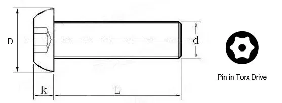 Torx Screw Diagram