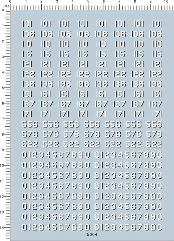 Super Detail China US PLAN MARCOR Navy Ship Hull Number Model Kit ...