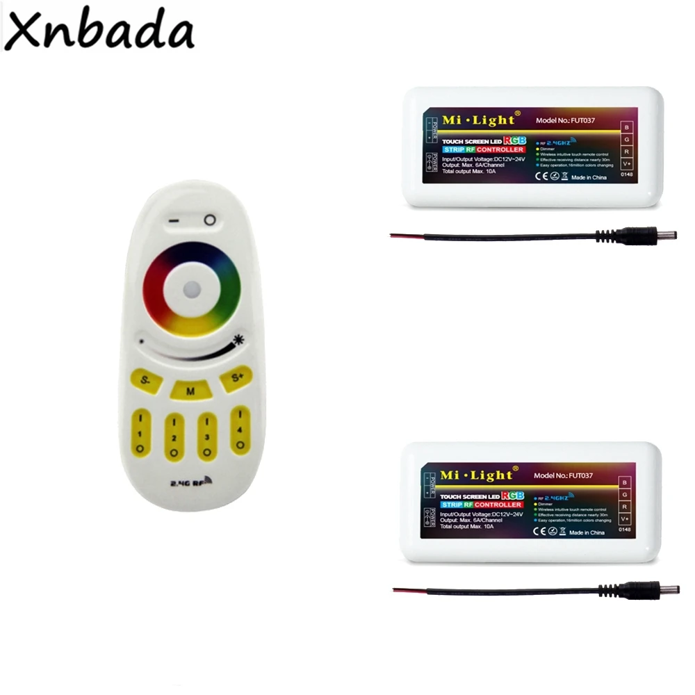 Milight FUT096 RGBW Touch Screen Led Remote Controller 2Pcs MiBoxer 2 ...