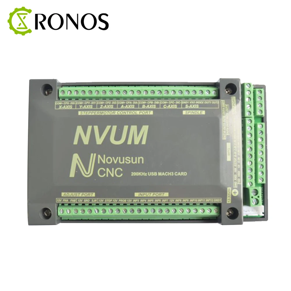 5 Axis 200KHZ MACH3 USB Motion Control Card CNC Controller Slave Funct ...