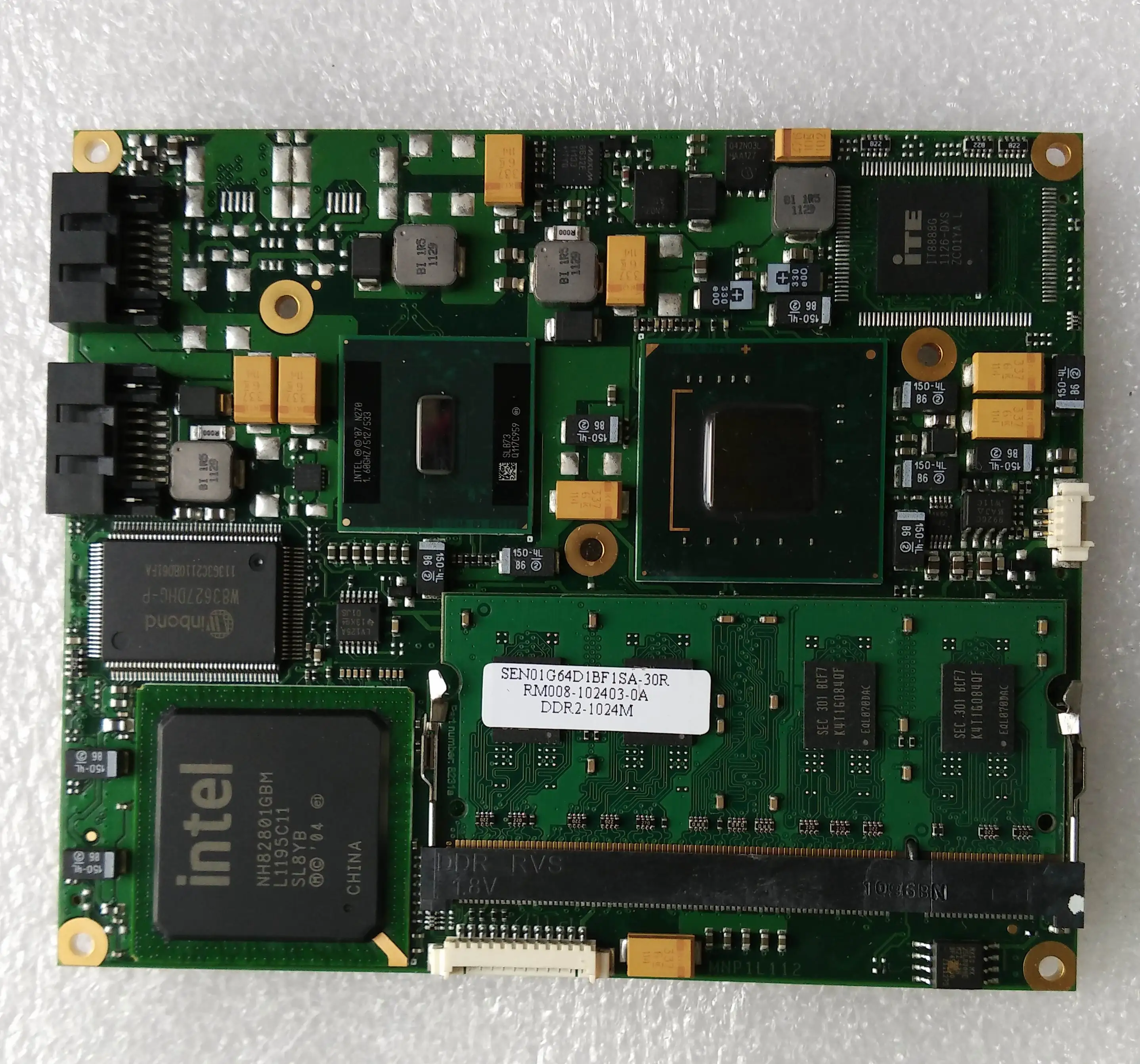 شحن مجاني ل 18039 0000 16 2 kontron ETX DC cpu مجلس أتوم n270 البضائع ...