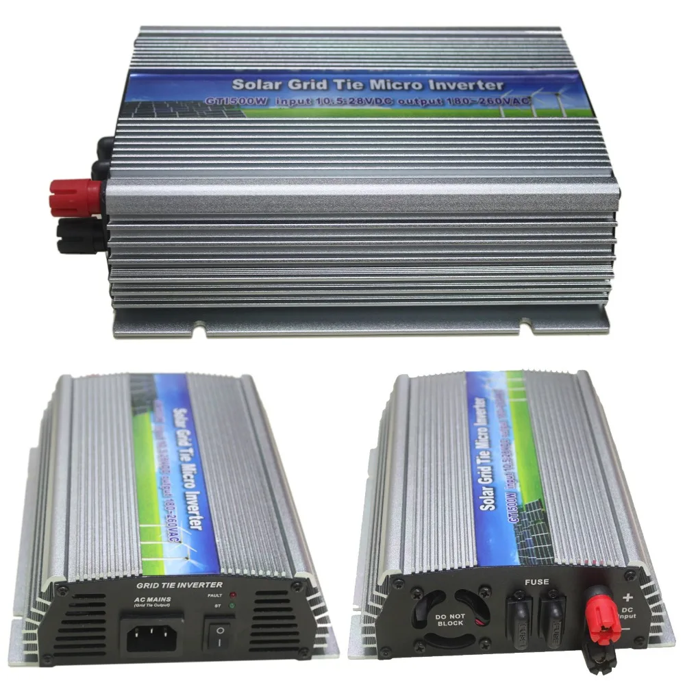 500W 18V Grid Tie Solar Power Inverter 10.5~28VDC to AC110V or 220V ...