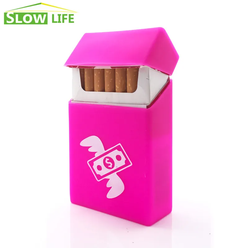 New Silicone Cigarette Box Lady Cigarette Case Cover Smoking 20 ...