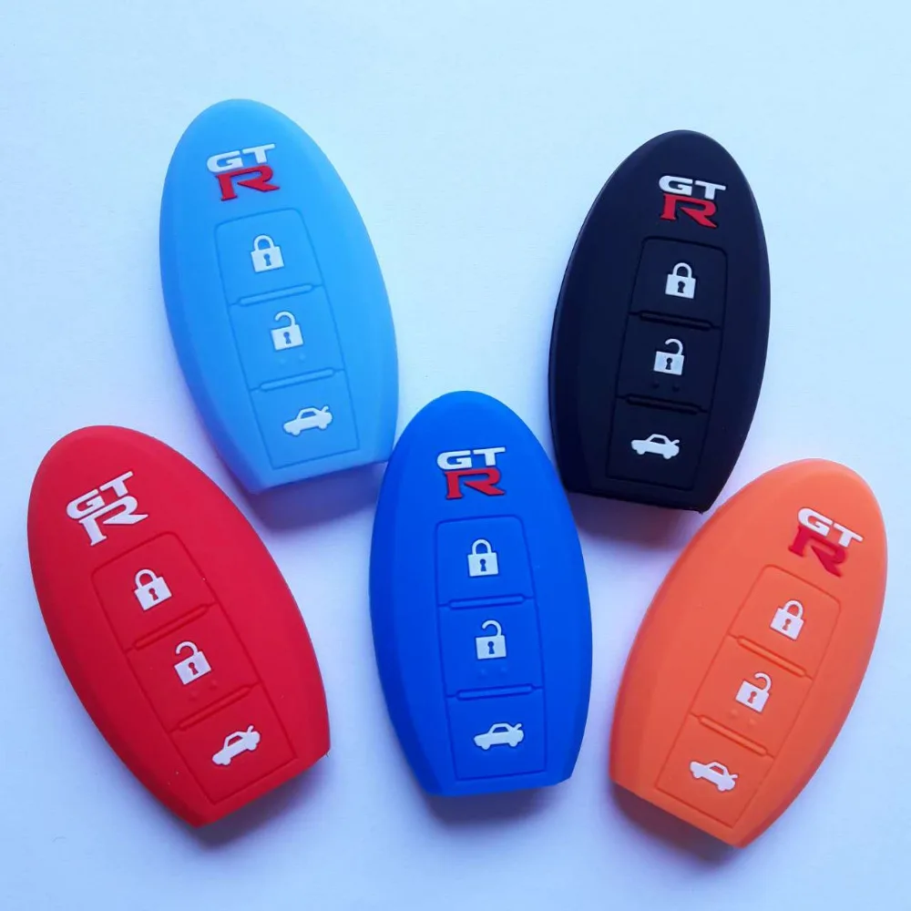20pcs Smart Silicone Key Case Skyline GT R Key Holder For Nissan GTR ...