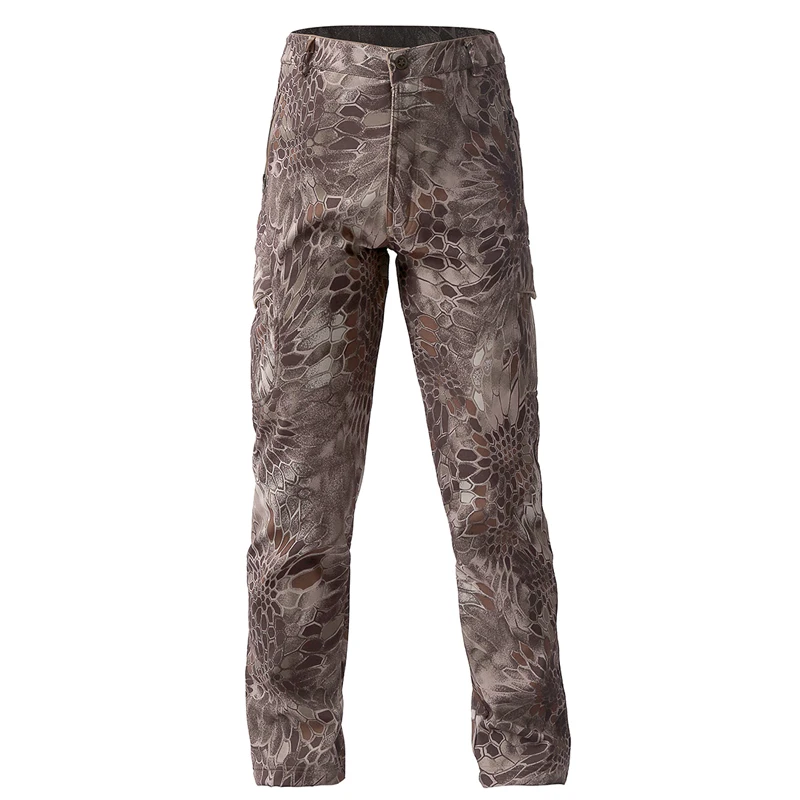 Camo Hunting Shark Skin Softshell Tactical Military Camouflage Pants ...
