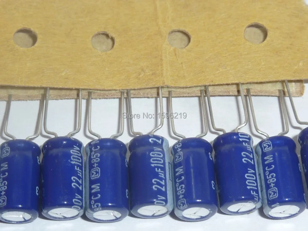 10pcs 22uF 100V M Series 6.3x11.2mm High Quality 100V22uF Aluminum ...
