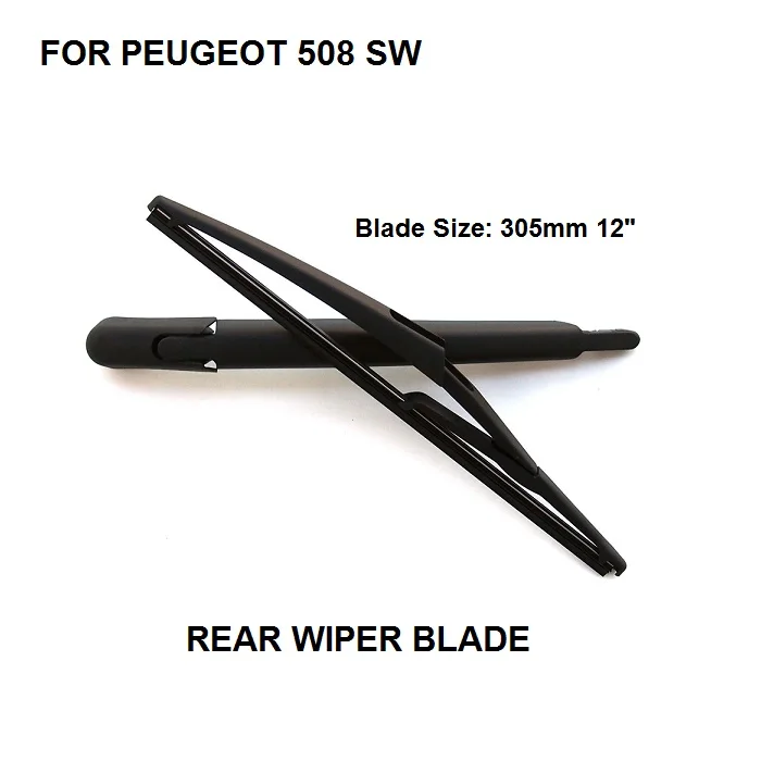 For Peugeot 508 Sw Estate 305mm 12" Rear Windscreen Wiper Arm + Blade ...