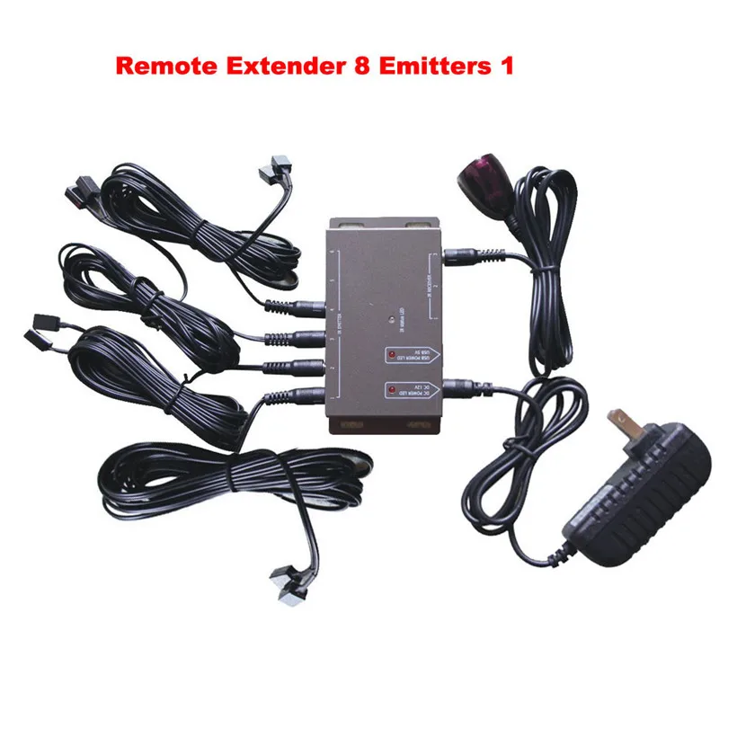 IR Remote Extender 8 Emitters 1 Receiver Infrared Repeater Hidden ...