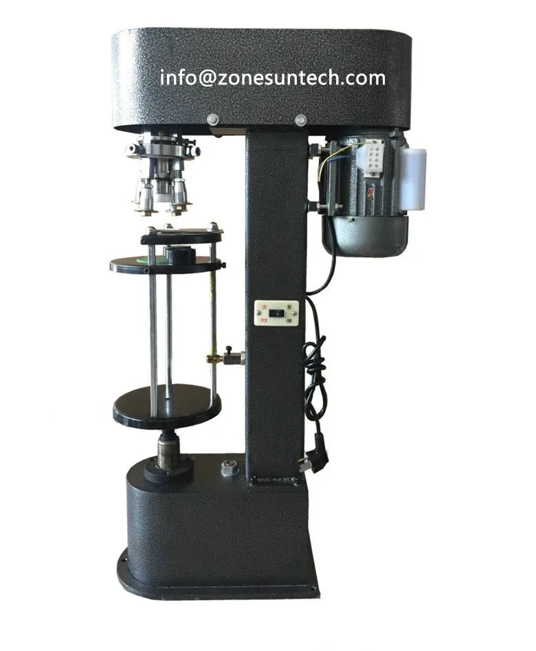 ZONESUN Wine ROPP Bottle Cap Crimping Machine Semi-automatic Metal Cap ...