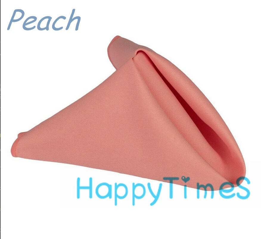 Luxury napkin, 40x40cm, 100 polyester|peach napkins|wedding cloth ...
