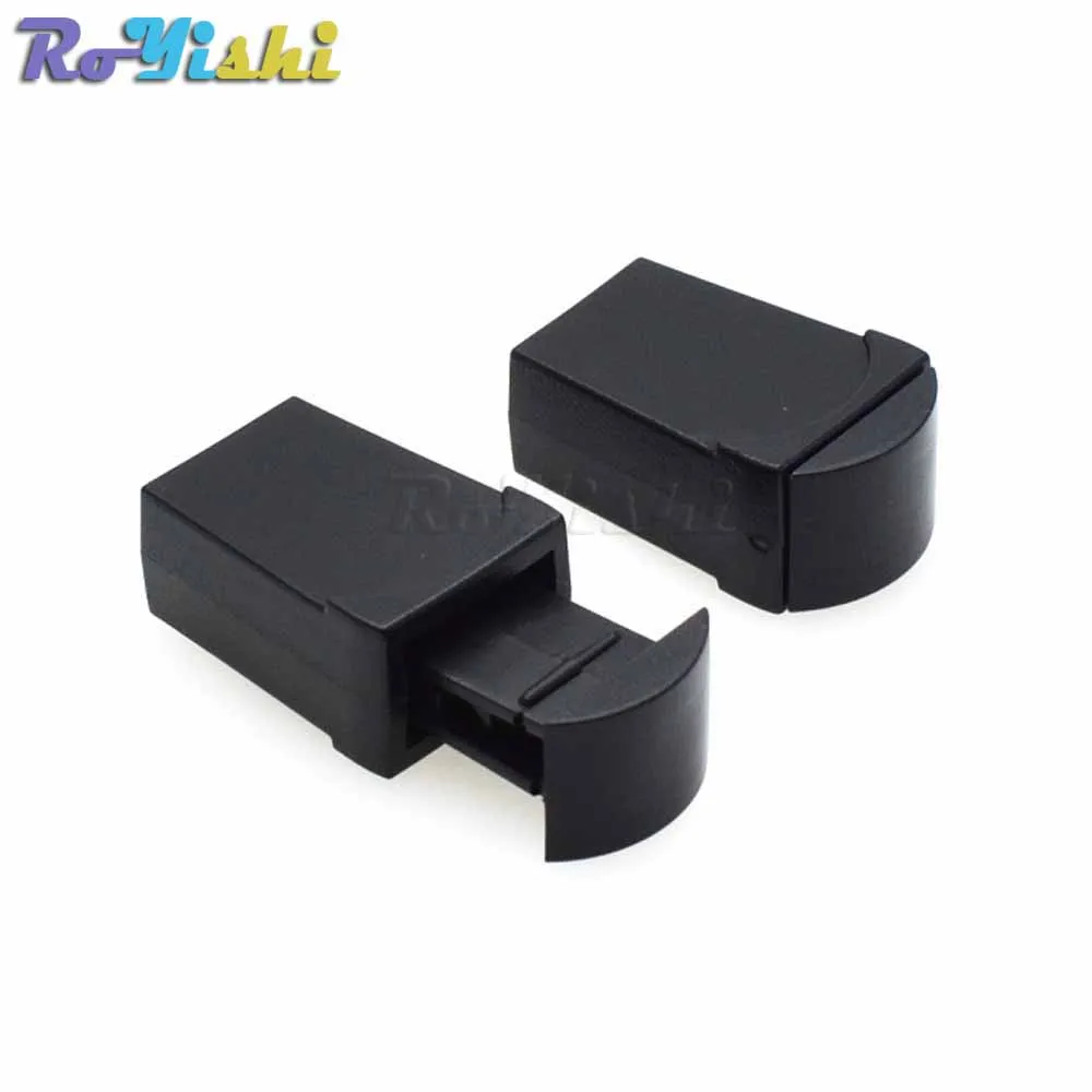 10pcs/pack Zipper Pulls Cord Ends Lock Clips Rope Buckle Black For ...