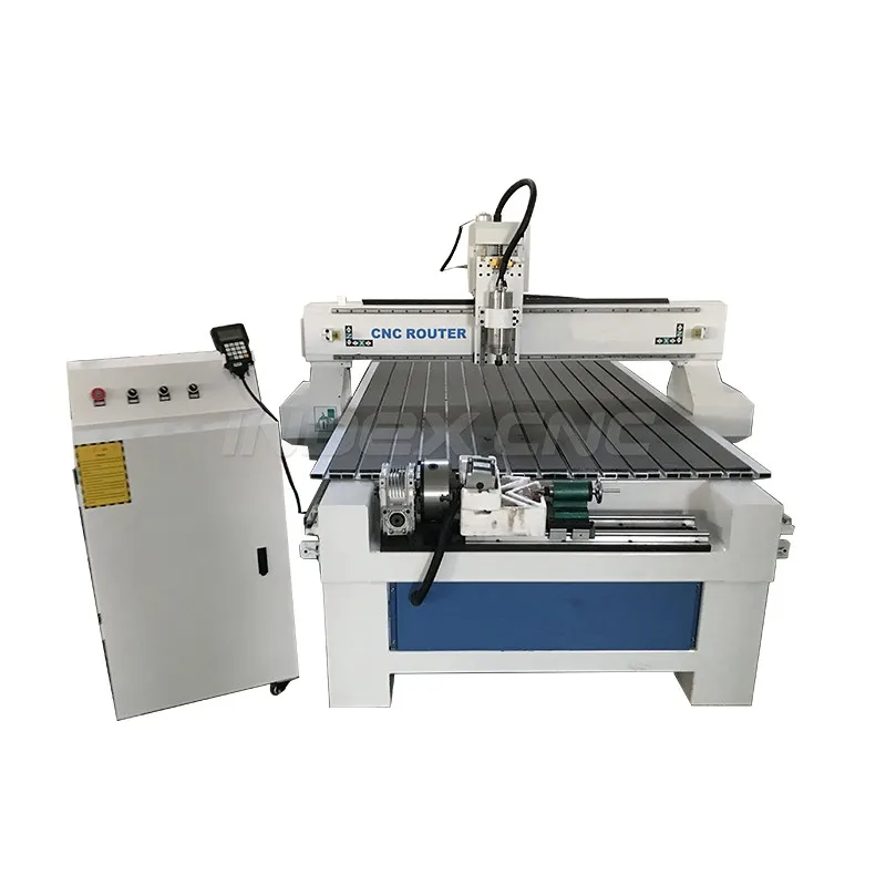 Enrutador cnc barato de 4x8, enrutador 1325 3d de 4 ejes con rotación para madera de cilindro ...