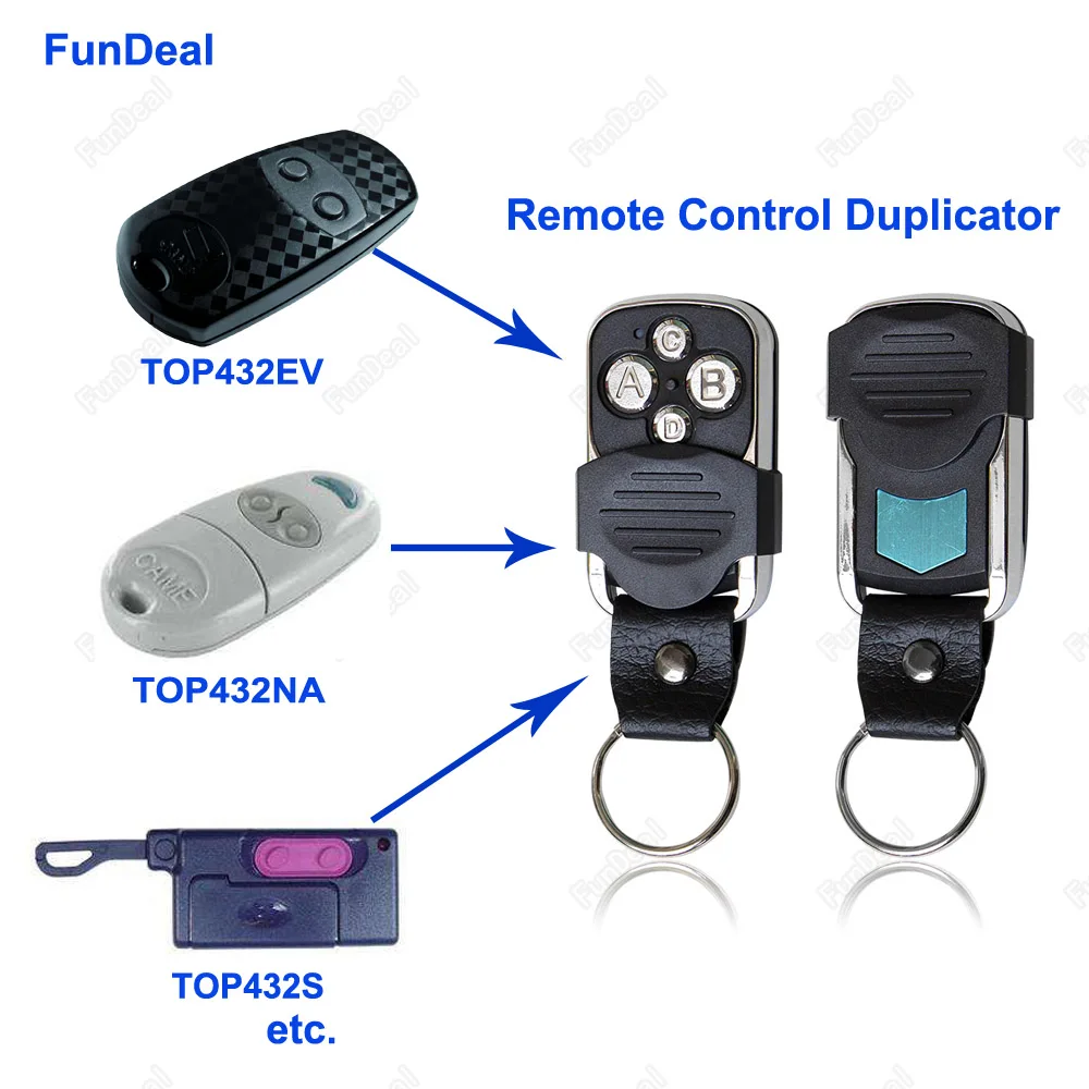 Universal 4ch 433.92 Mhz Copy Came Top432na Top434na Remote Control ...