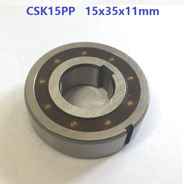 100pcs CSK15PP 15mm One Way Clutch Bearing With dual keyway 15x35x11 mm ...