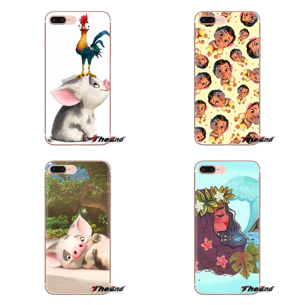 Silicone Phone Cases Cover Animation Moana cartoon For Huawei Nova 2 3 ...