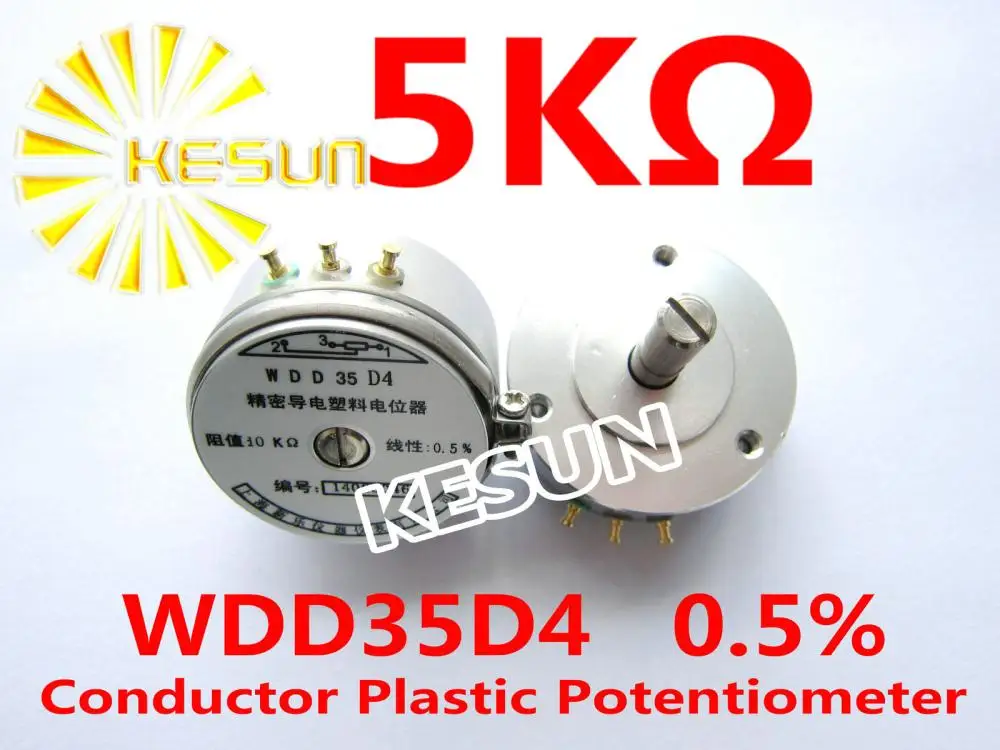 Wdd35d4 Wdd35d 4 0 5 1k 2k 5k 10k Ohm 2w Condutive Plastic